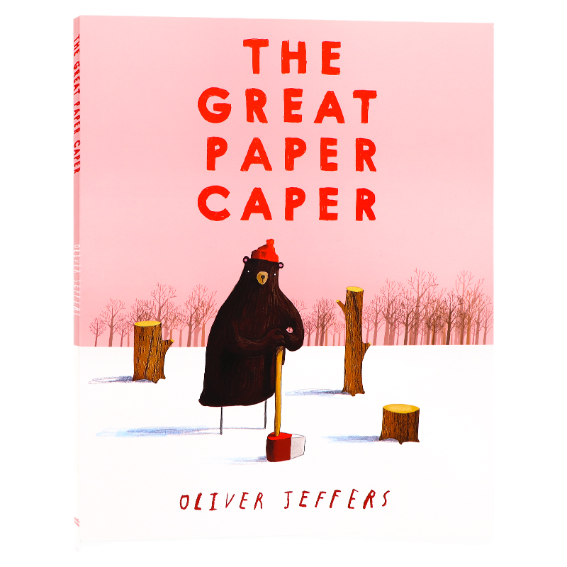 Oliver Jeffers英文原版绘本 The Great Paper Caper 环保主题 智慧小孩同作者 培养包容心童书