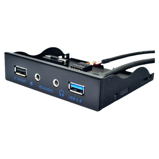 USB 3.0 Floppy Drive Slot Audio Front Panel with HD-AUDIO Support BC1.2 ...