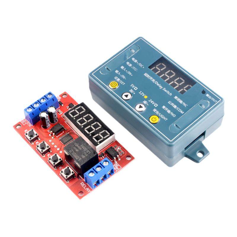 Delay Time Relay Module 5V12V24V Programmable Timing Optocoupler Isolation Pulse Cycle Power Off ...