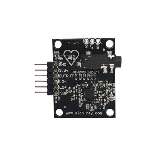 AD8232 ECG Sensor Module Pulse Heart Rate Acquisition Monitoring Analog ...