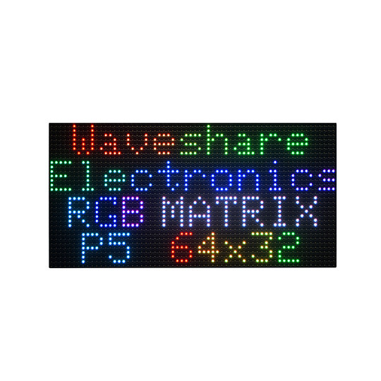 Raspberry LED Dot Matrix Display Screen RGB Full-color Display Module ...