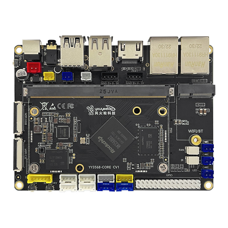YY3568 Open Source ARM Core Development Board Rockchip RK3568 AI ...