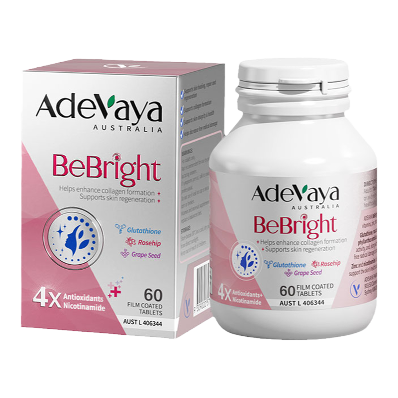 【Adevaya】澳蒂维娅美白片全身焕亮抗糖美颜60粒/瓶