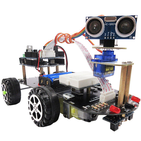 Arduino Smart Car Robot Kit UNO R3 Track Finding Obstacle Avoidance ...