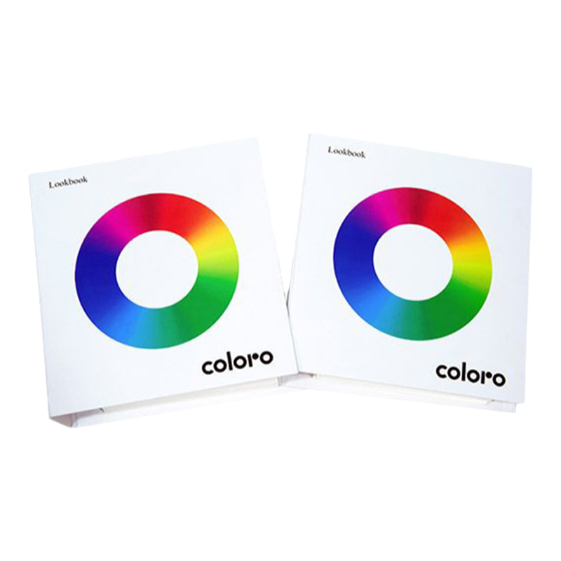 Coloro色卡樣本色彩詞典絛綸材質服裝色卡家居室內設計師紡織國家國際標準配色板調色卡展示冊面料比色樣板冊
