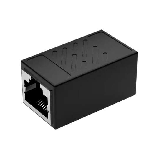 RJ45 Network Connector Extender Adapter Gigabit Crystal Head Broadband ...