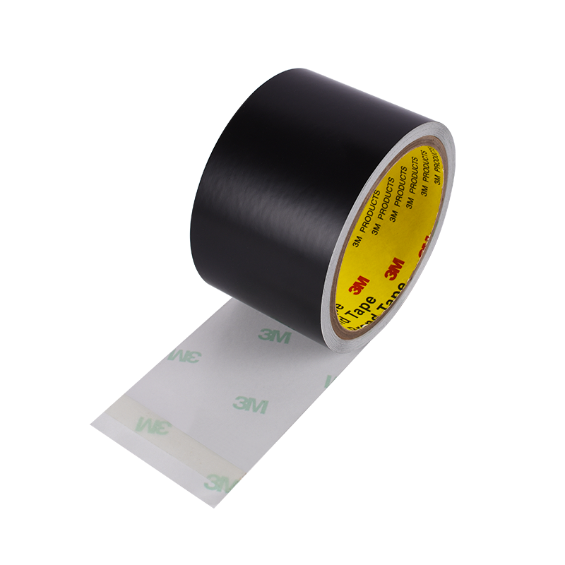 3m 7847標籤膠帶黑色耐溫標籤紙易碎激光蝕刻條碼標籤紙激光打印柔性紙條形碼汽車標牌防篡改耐高溫防水貼