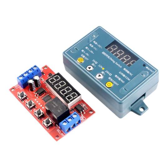 Delay Time Relay Module 5V 12V 24V Programmable Timing Optocoupler Isolation Pulse Cycle Power ...