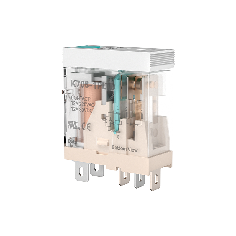 凯昆KACON 中间继电器220v24v微小型电磁5v12v交流直流薄型 K708