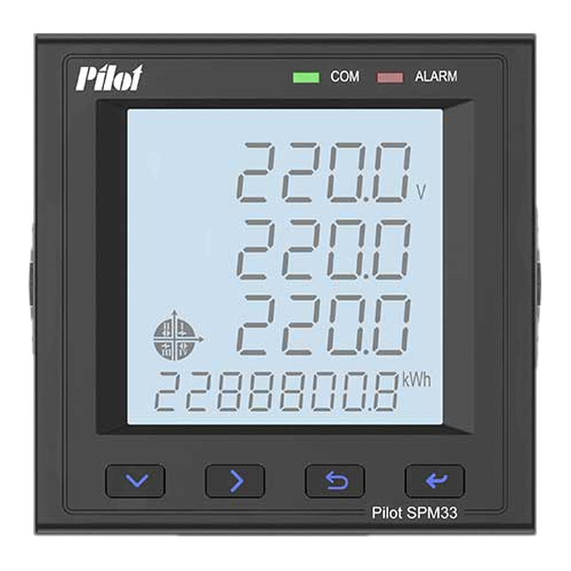 派诺（pilot）SPM33多功能表电力仪表高低压通用 全电量 RS485