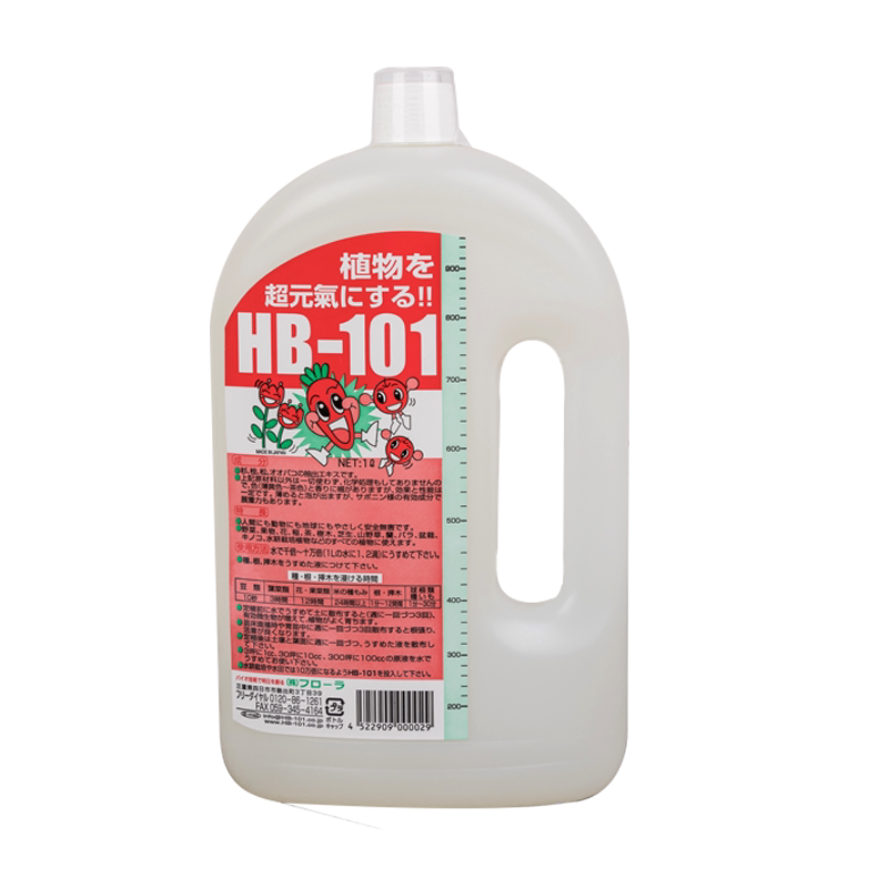 未使用 HB 101 1L 1000cc 送料無料 植物活力液 無肥料 無農薬 有機栽培 家庭菜園 トマト きゅうり なす だいこん いちご 盆栽｜ガーデニング