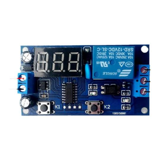 Infinite Loop Intermittent Timer Switch On-Off Countdown Relay Module 12V 5V