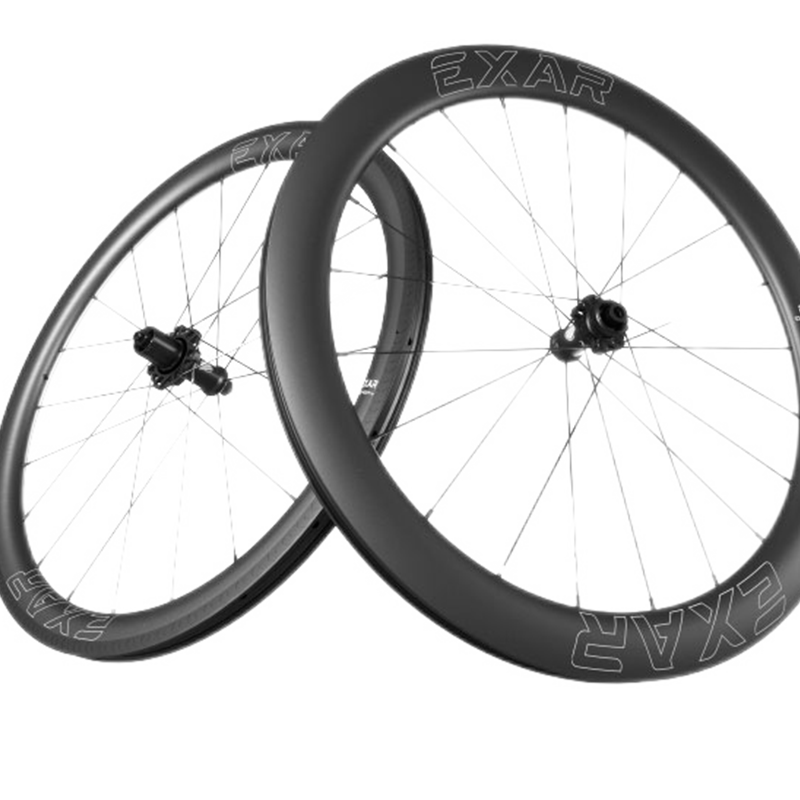 邁金EXAR碳纖維公路自行車輪組 Magene超輕45mm框高碟剎圈剎碳刀輪組