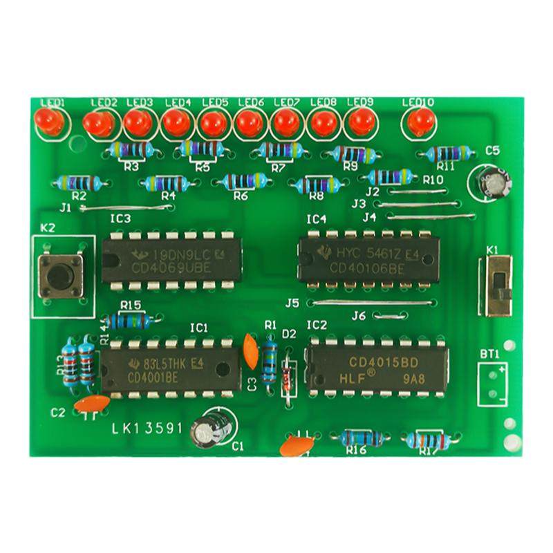 Human Reaction Speed Tester Kit: Electronic Skill Craft, Digital ...