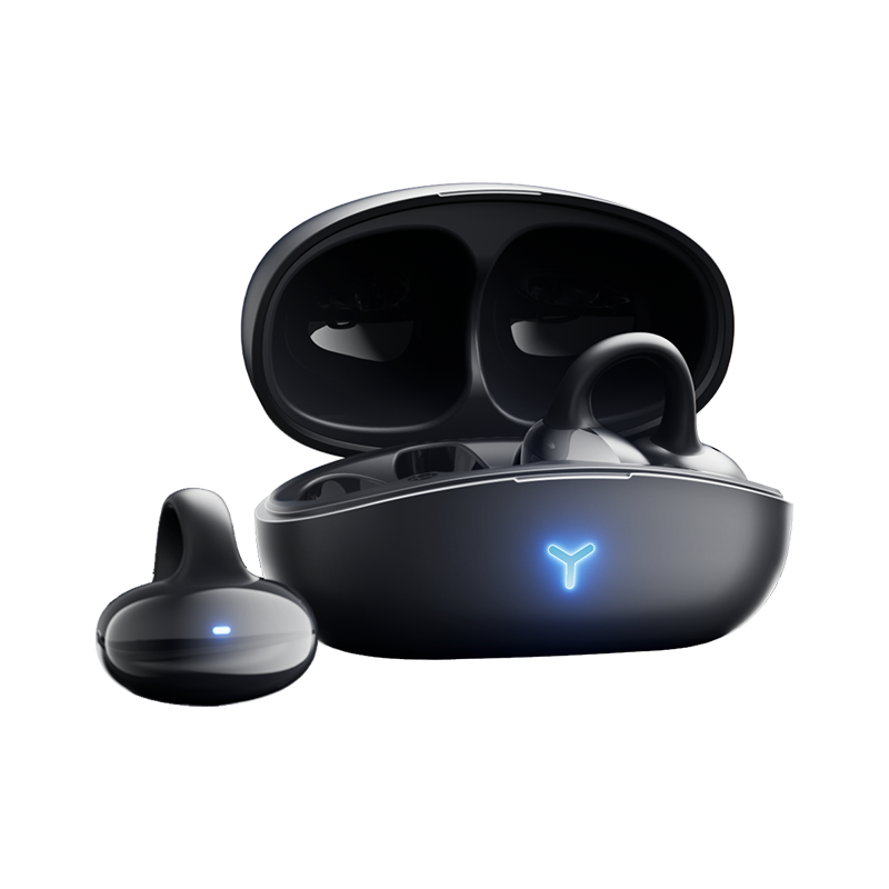 nSVE藍牙骨傳導耳機2025新款 夾耳式長續航無感佩戴開放式運動耳機