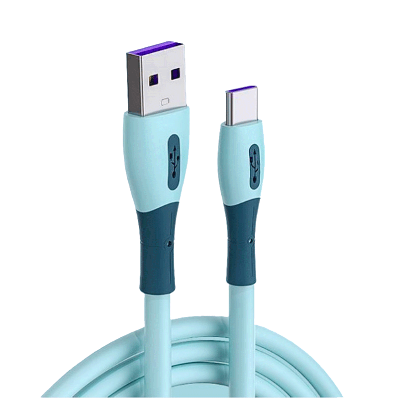 液態軟矽膠type-c超級快充66w數據線適用於華為mate50小米p30/p40閃充oppo榮耀充電線加長6A安卓平板車載