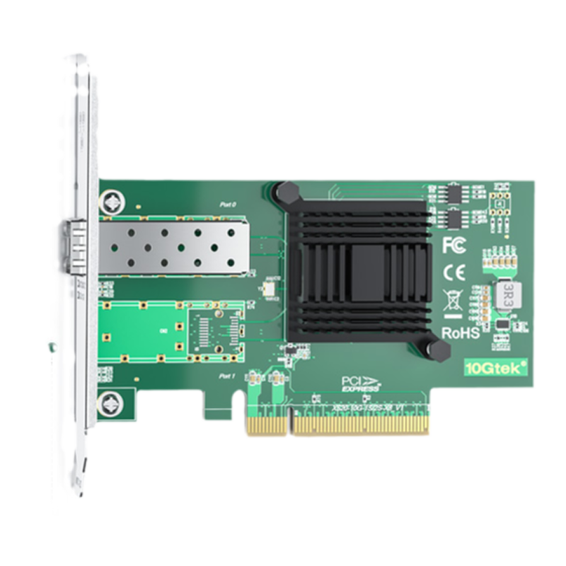 10G万兆网卡 PCI-E光纤服务器网卡光口 单双口SFP+接口 Intel 82599ES芯片 电口网卡 X520-DA2/DA1 X540 ...