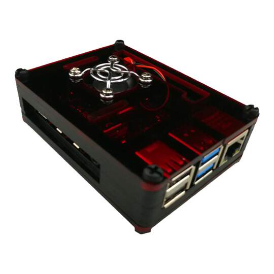 Raspberry Pi 4B Development Board Motherboard 9-Layer Acrylic Dual Color Case Box Protective Shell