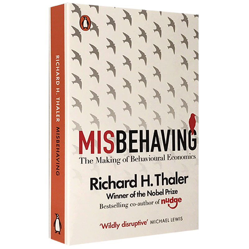 英文原版 错误的行为 诺贝尔经济学奖作者 原版英文书 Richard H Thaler Misbehaving The Making of Behavioural Economics-Taobao