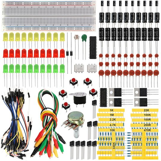 Electronic Enthusiast's Home Basic Component Set for Arduino DIY Learning