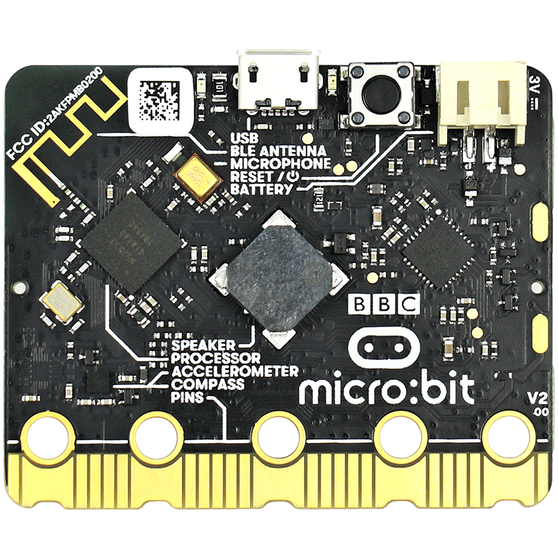microbit v2主板套件BBC micro:bit开发板机器人python编程扩展板