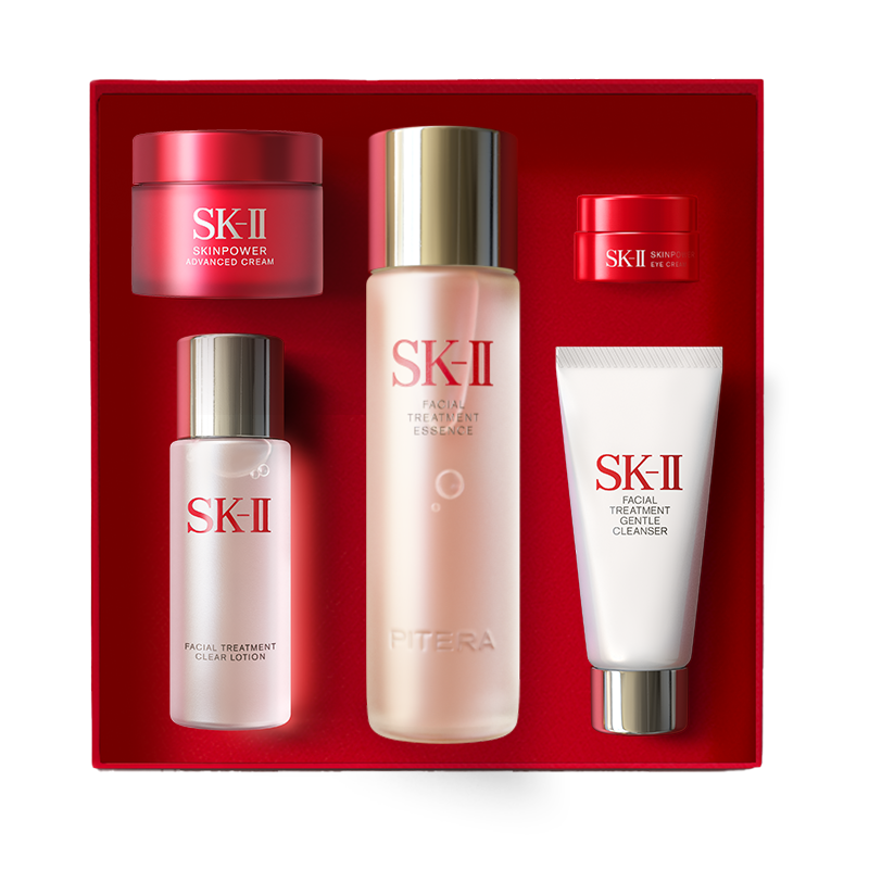 【超级品牌日】SK-II神仙水晶透旅行套装护肤品礼盒礼物skllsk2-Taobao