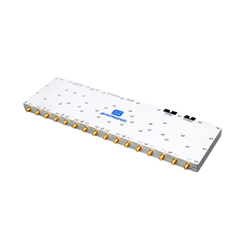 16路射频开关矩阵0.5~8G RF SP16T Switch Unit基站测试5G MIMO