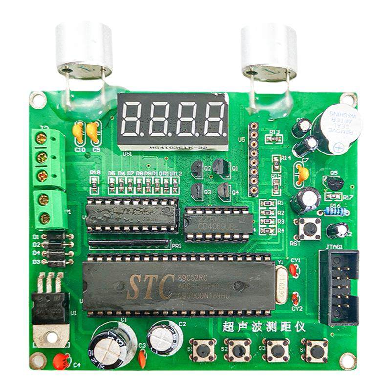 Ultrasonic Rangefinder Circuit Board Making DIY Kit 51 Single Chip ...