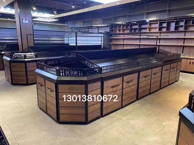 Supermarket Yonghui same vegetable rack fruit display rack fat Donglai ...