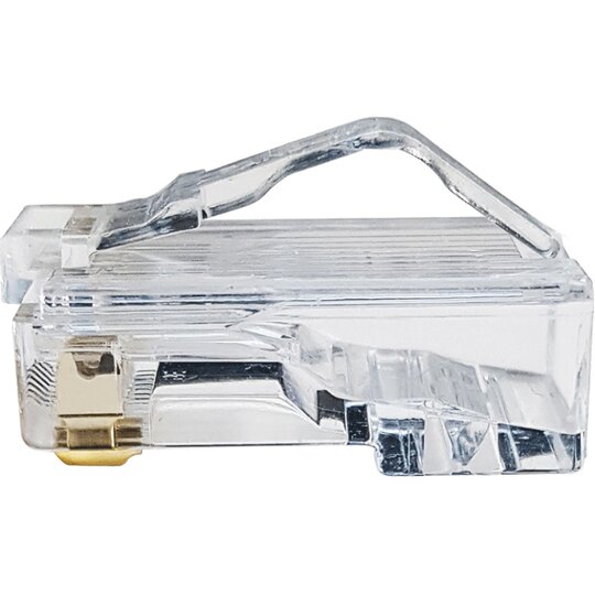 Ethernet Crystal Head RJ45 Gold-Plated Connector for Category 6, 5 ...