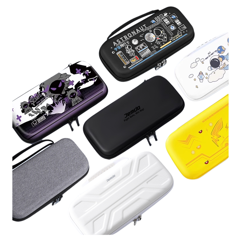 锦读Jemdo适用任天堂switch收纳包oled保护套壳Switcholed游戏机ns外出switchlite便携盒swichi手柄全套配件