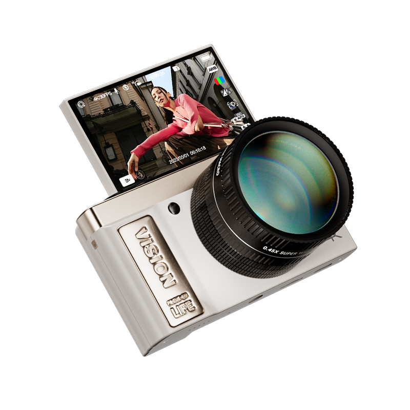 愛國者【D9美拍版】數位相機微單眼相機E9入門新手學生校園CCD高清vlog