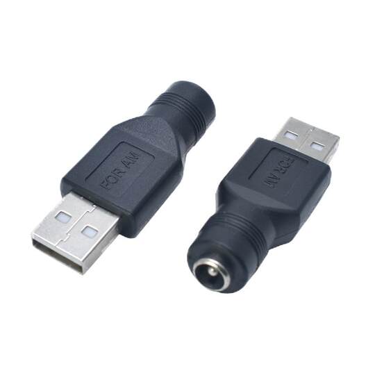 USB Adapter DC Female to USB Male Connector USB Male to DC 5.5*2.1 ...