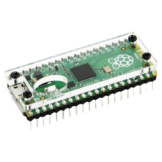 Raspberry Pi Raspberry Pi Pico Transparent Acrylic Case Development Board Protective Shell Fixed ...