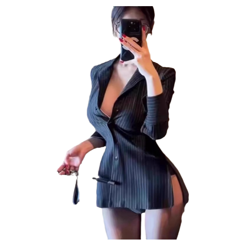 情趣内衣户外暴露调教外出裙性感睡衣女制服纯欲战袍床上qqny大码-Taobao