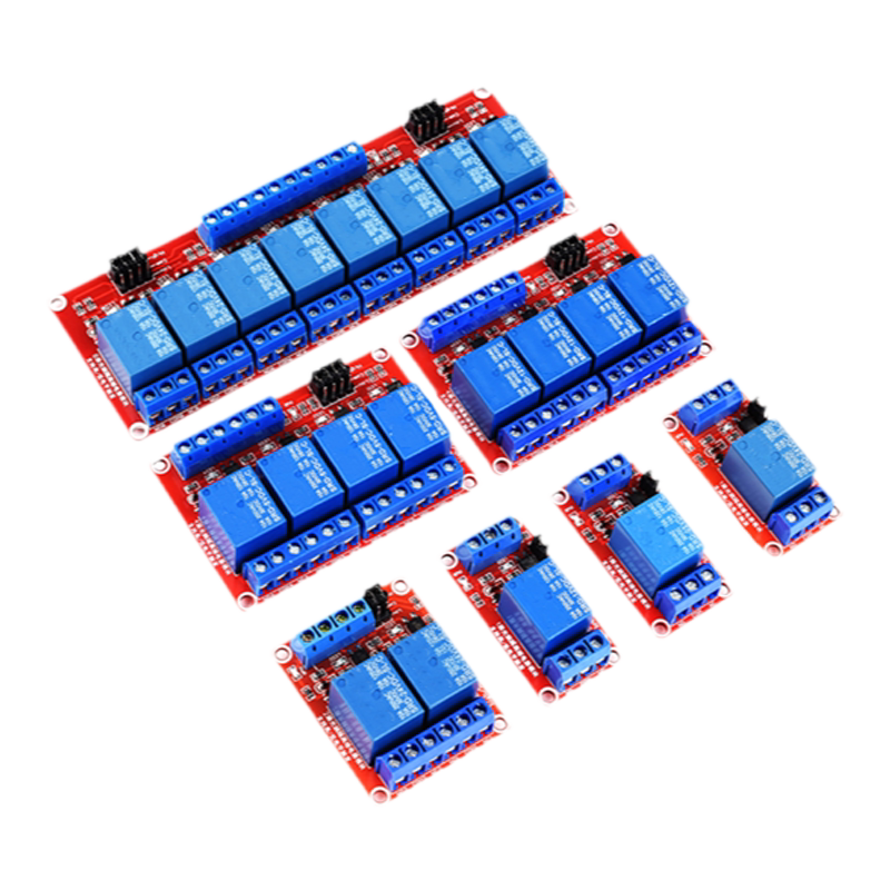 1/2/4/8 Relay Module Optocoupler Isolation One, Two, Four and Eight ...