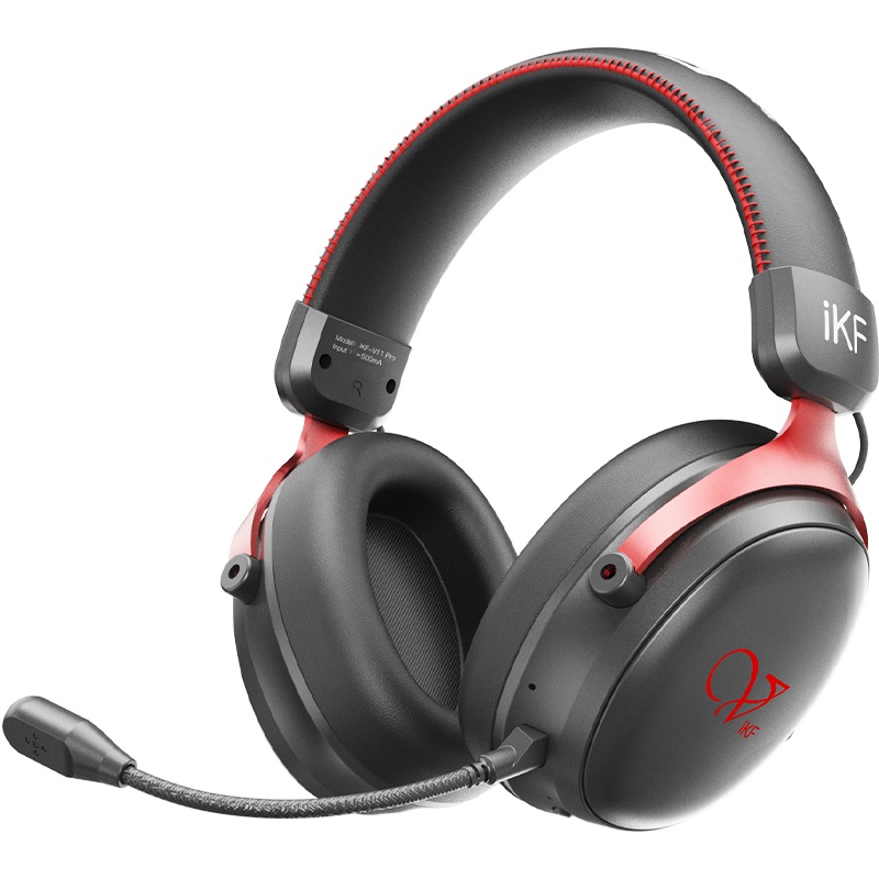 iKF V11 Pro四模游戏耳机 头戴式蓝牙无线7.1声道低延迟耳麦
