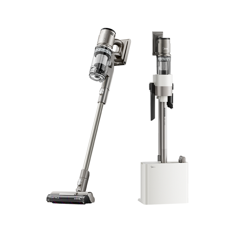 美的F30 Station吸尘器 600W大吸力 自动集尘系统 260AW强力吸尘 宠物清洁专用