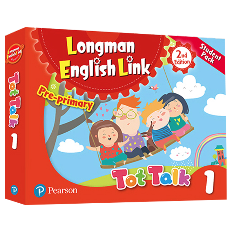 【斑达图书】新版培生tot talk 朗文longman English link tot talk 1/2/3/4/5/6级学生套装朗文培生 ...
