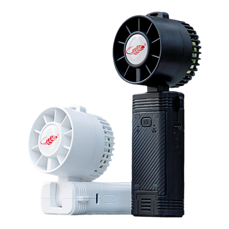 户外手持挂脖风扇共田F30B USB充电便携迷你吹风扇 适用大众