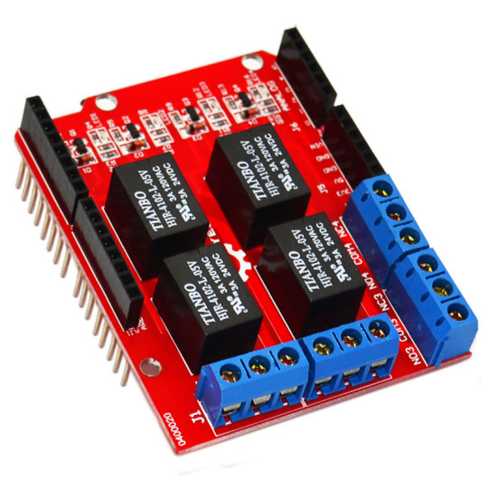 4 Channel 5V Relay Expansion Board Module Relay Control Board for ...