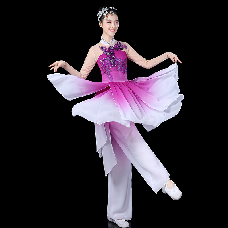 Chinese folk dance costumes for women female elegant modern Jasmine ...