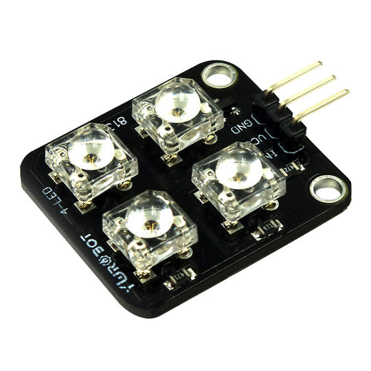 Arduino 4-bit 8-bit High-Brightness Piranha LED Module Linear Type