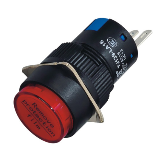 Yijia YJ-LA16-11/22DNZS/Y 16mm LED 5 Pin 8 Pin Latching Self-Reset ...