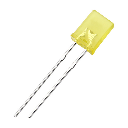 Emitting Diode LED Directly Inserted Bead 2x5x7 Square with Color Red ...