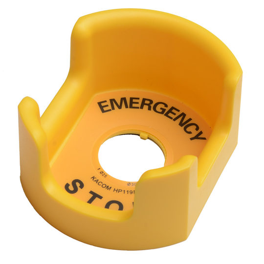 Emergency Stop Button Protective Cover Switch Anti-misoperation Yellow ...