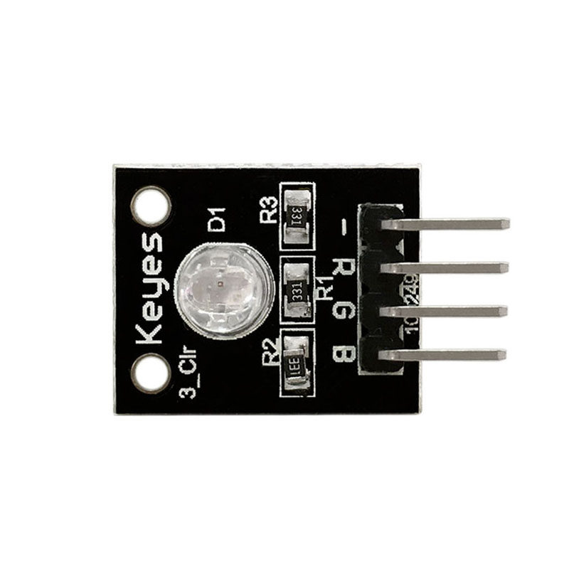 KEYES 3-Color Full-Color RGB Emitting LED Sensor Module for Arduino ...