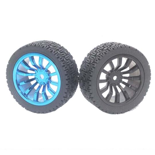 Smart Small Car Tire 65/85/130mm Tire Compatible with Motor for DIY ...