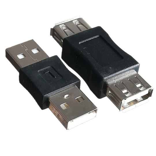 USB 2.0 Male to Male Coupler Female to Female Data Transfer Extension ...