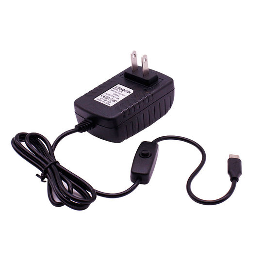 Raspberry Pi 4 Power Cable 5v 3A Adapter TYPE-C Interface with Switch